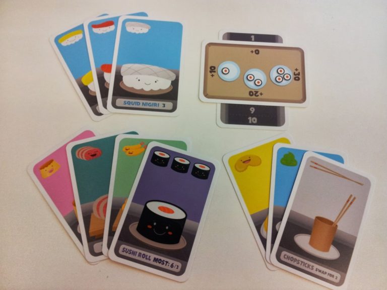 Sushi Go! Card Game Lookback Review - Jesta ThaRogue